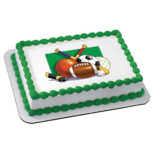 Sports Collage Sheet Cake 19196 (Quarter Sheet to Full Sheet) | Hy-Vee ...
