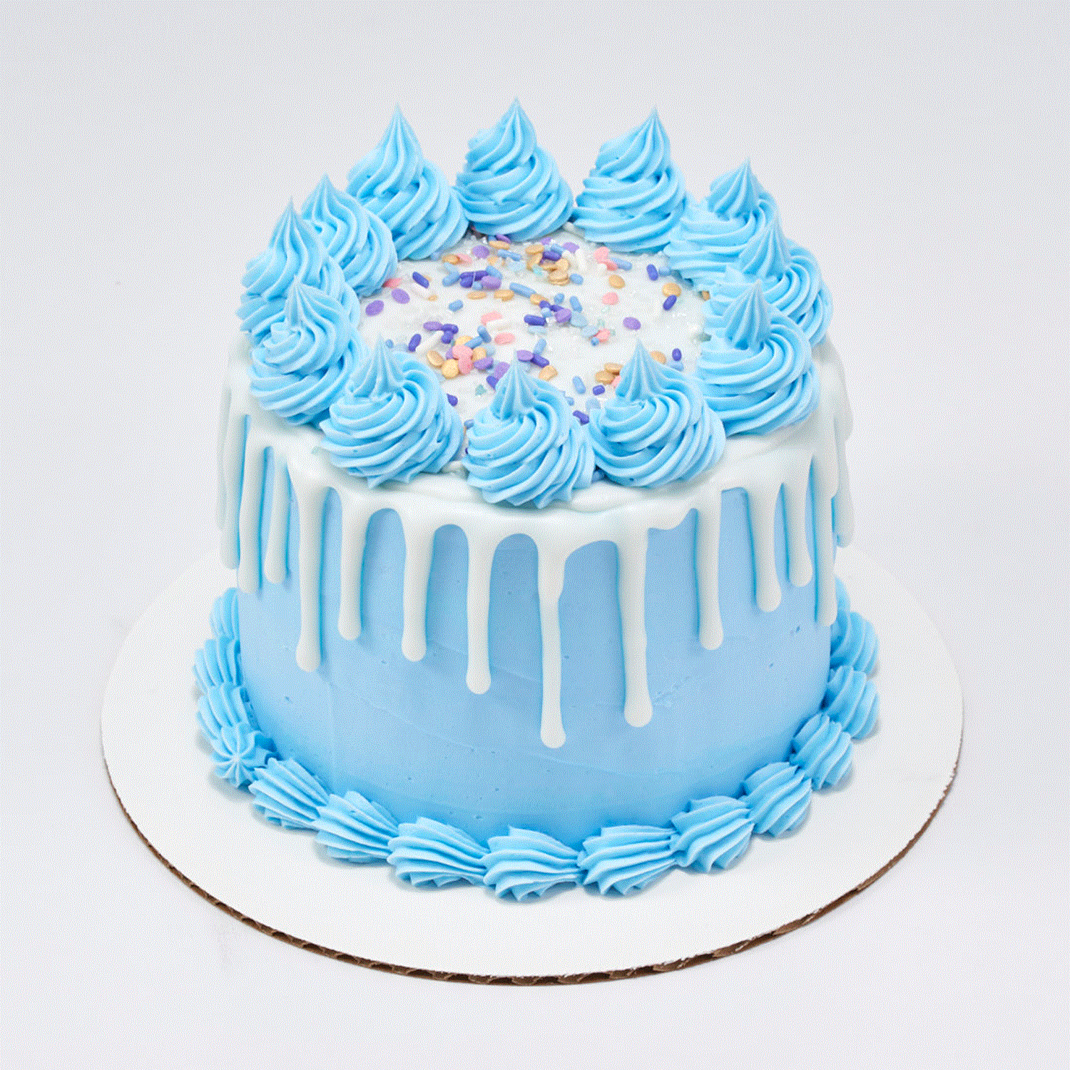 Blue Birthday Cake For Boys